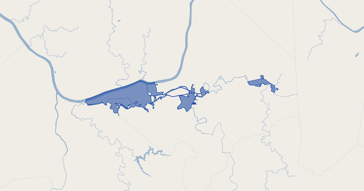 Cabell County, West Virginia City Boundaries | Koordinates Cabell County, West Virginia City Boundaries | Koordinates