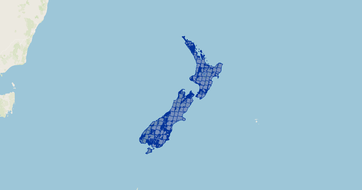 SPOT5 2013 Footprints | MfE Data Service