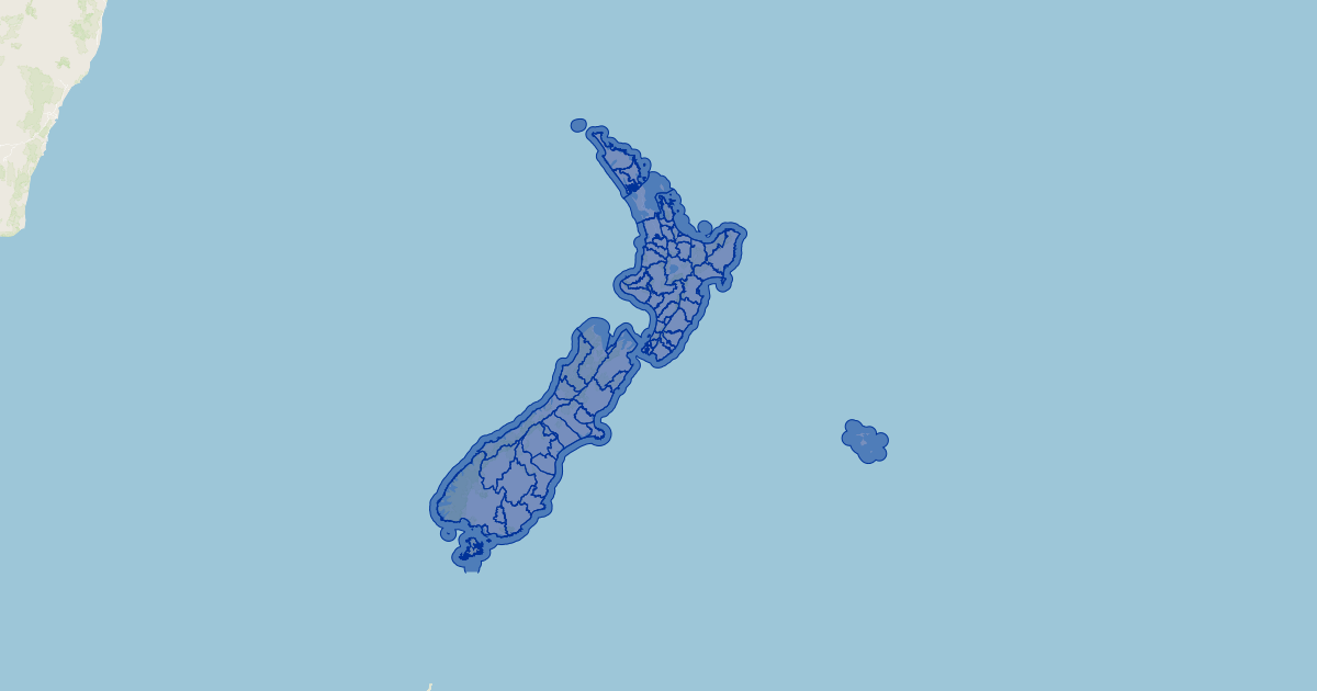 Territorial Authority 2021 (generalised) | Stats NZ Geographic Data Service