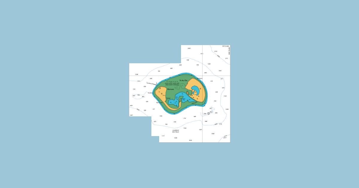 Chart CK 142 Plans of the Cook Islands - Southern Sheet - Manuae | LINZ ...