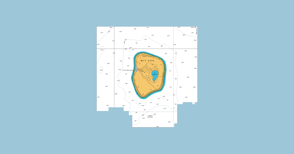 Chart CK 142 Plans of the Cook Islands - Southern Sheet - Mitiaro ...