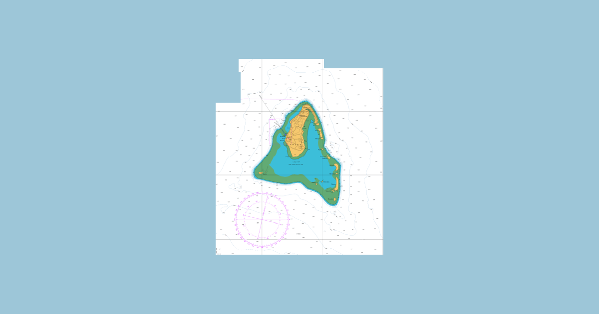 Chart CK 142 Plans of the Cook Islands - Southern Sheet - Aitutaki ...