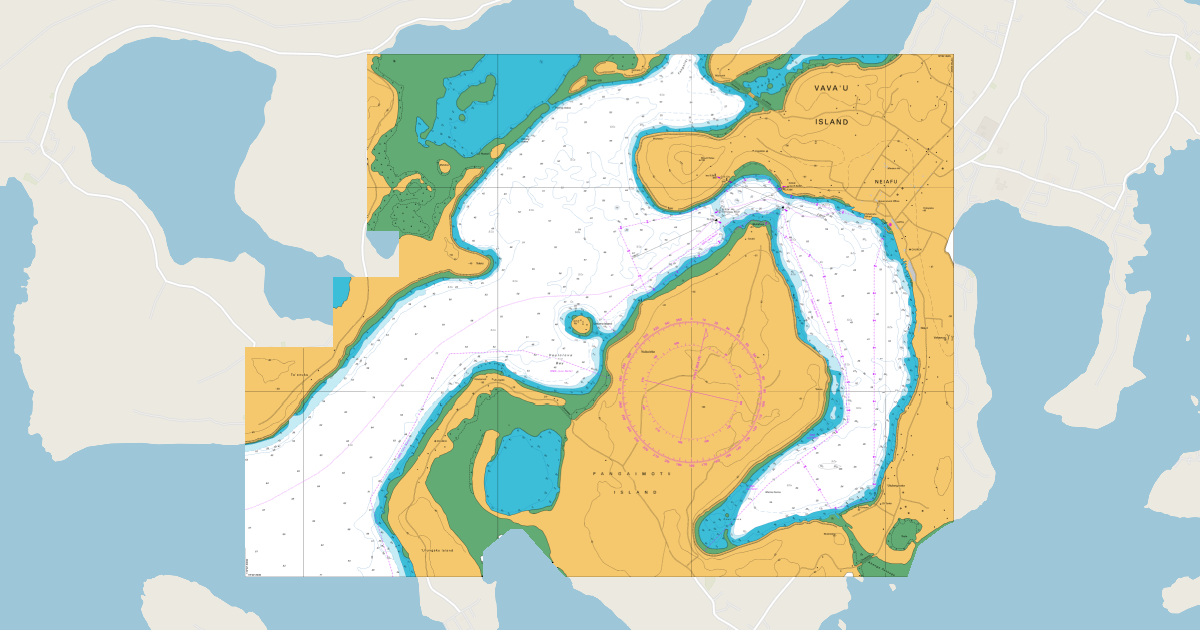 Chart TO 301 Neiafu Harbour | LINZ Data Service
