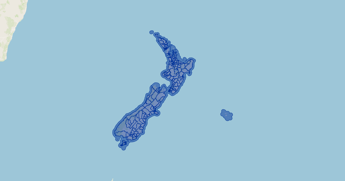 Ward 2023 (generalised) | Stats NZ Geographic Data Service