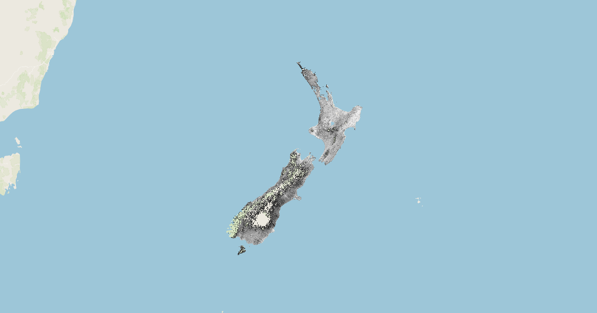 Spatial variation in Cupressus macrocarpa carbon – age 40, medium ...