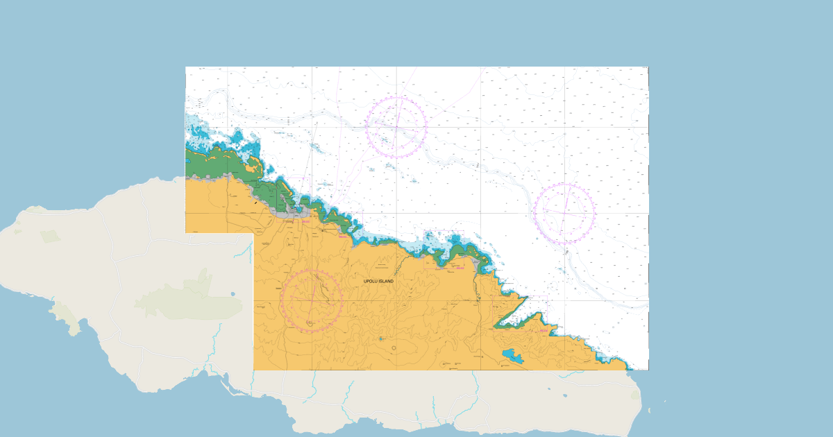 Chart WS 311 Approaches to Apia | LINZ Data Service