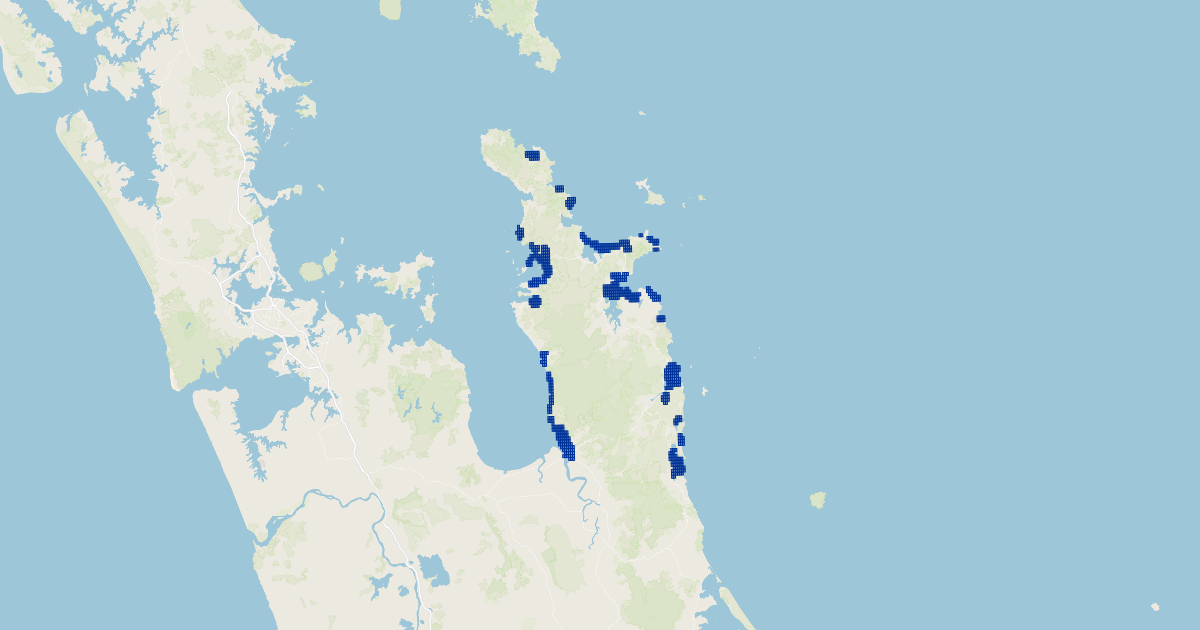Thames-Coromandel 0.1m Urban Aerial Photos Index Tiles (2021) | LINZ ...