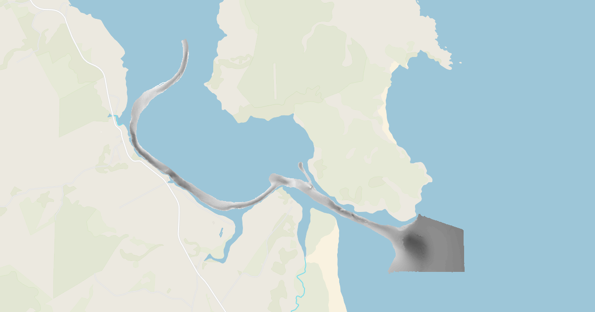 Houhora Harbour Multibeam 1m Depth Model (2015) | LINZ Data Service