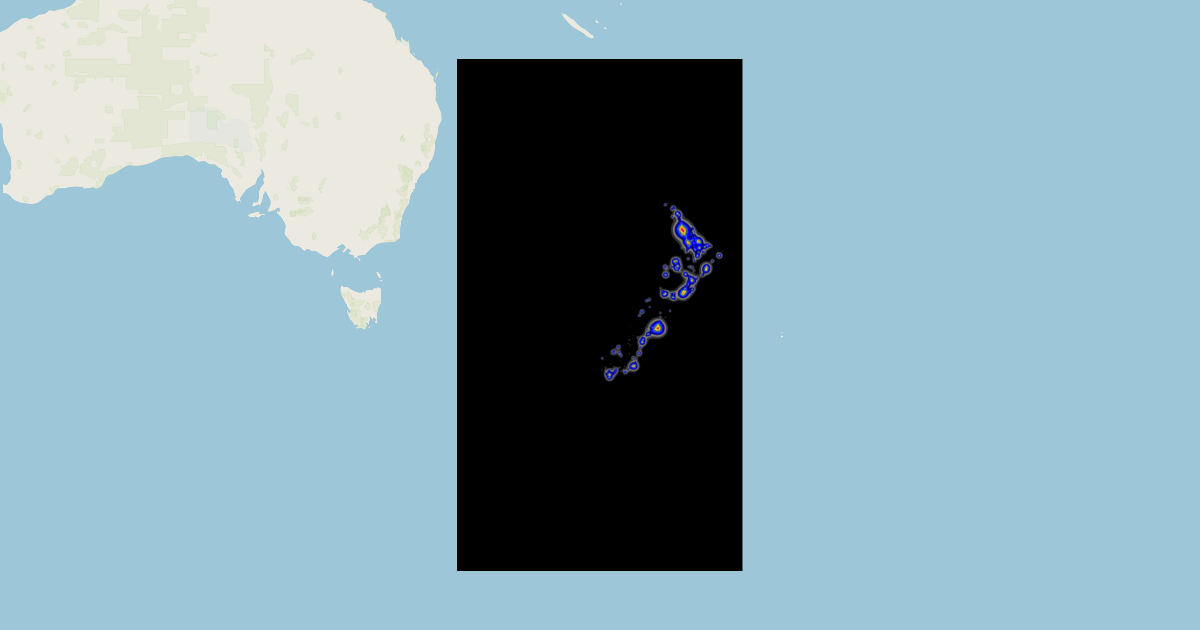 Reclass light pollution | Stats NZ Geographic Data Service