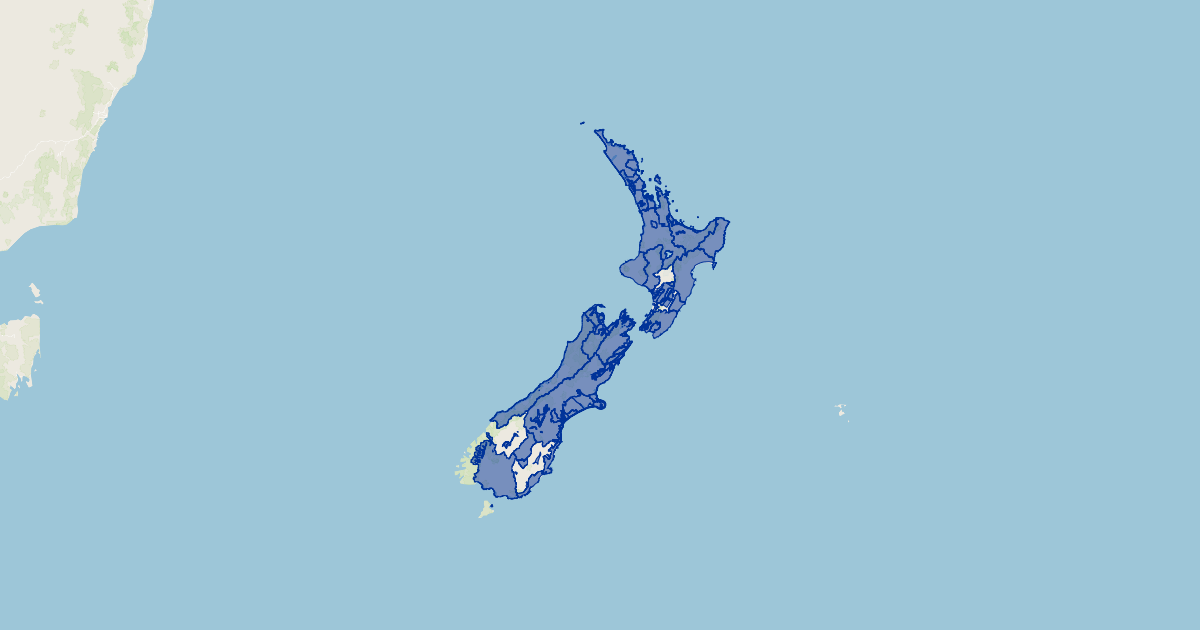 New Zealand LiDAR 1m DEM Survey Index | LINZ Data Service