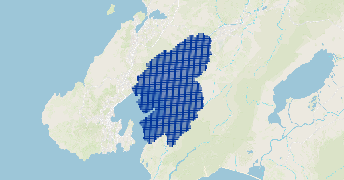 Hutt City 0.075m Urban Aerial Photos Index Tiles (2025) | LINZ Data Service