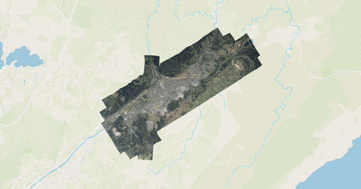 Upper Hutt 0.075m Urban Aerial Photos (2025) | LINZ Data Service