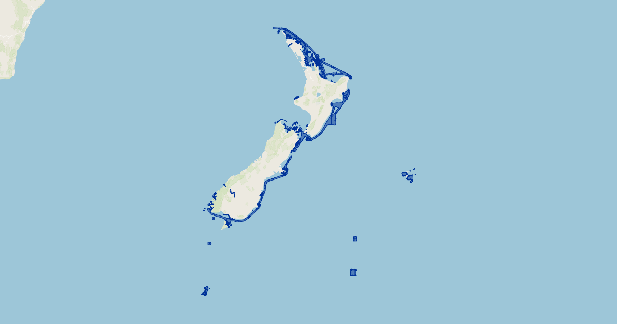 NZ Bathymetric Surface Model Index | LINZ Data Service