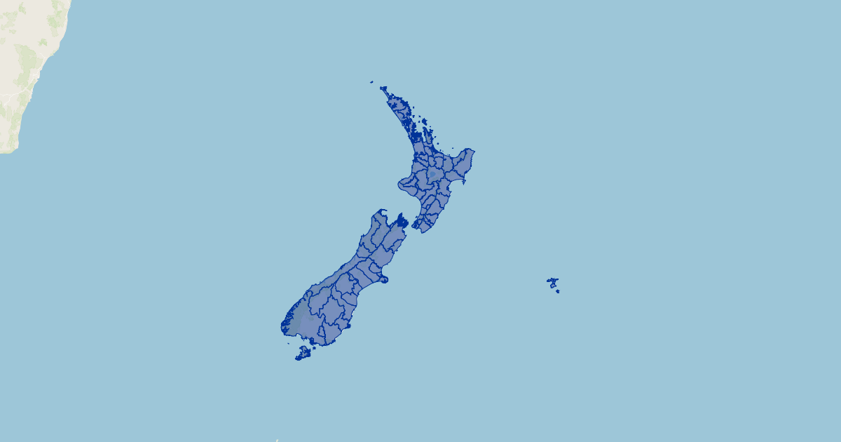 Territorial Authority 2026 Clipped | Stats NZ Geographic Data Service