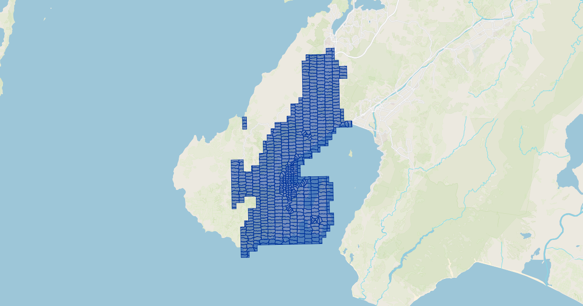 Wellington 0.075m Urban Aerial Photos Seamlines (2025) | LINZ Data Service