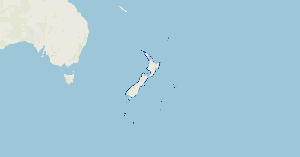 24 Mile Contiguous Zone Basepoints | LINZ Data Service