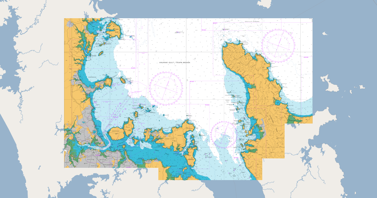 Chart NZ 532 Approaches to Auckland | LINZ Data Service