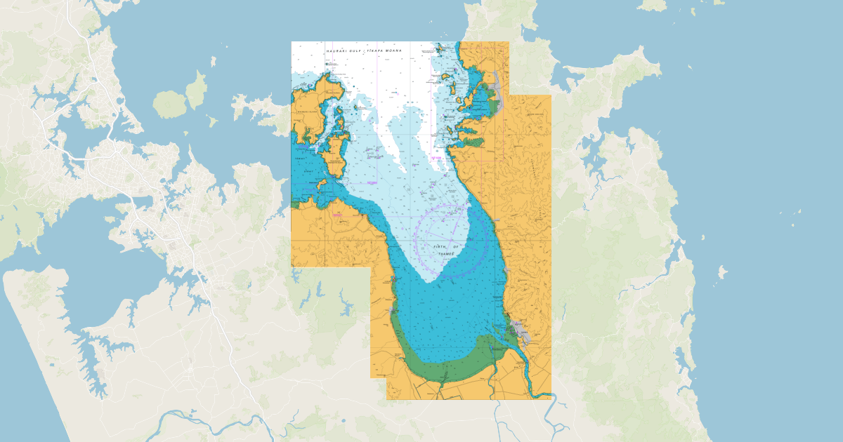 Chart NZ 533 Firth of Thames | LINZ Data Service