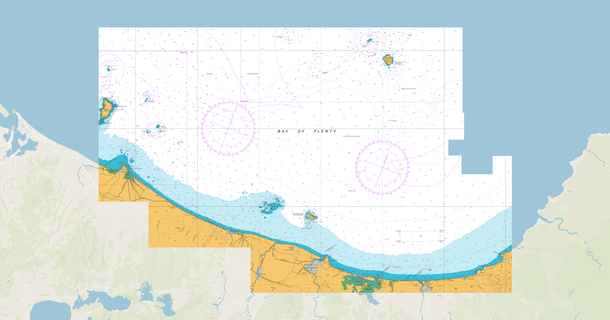Chart NZ 542 Motiti Island to Pehitairi Point | LINZ Data Service