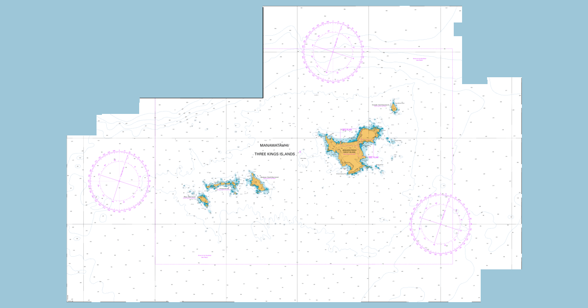 Chart NZ 4111 Manawatāwhi / Three Kings Islands | LINZ Data Service