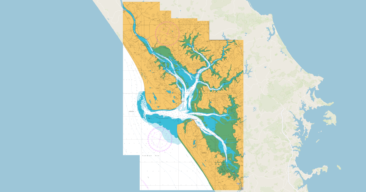 Chart NZ 4265 Kaipara Harbour | LINZ Data Service