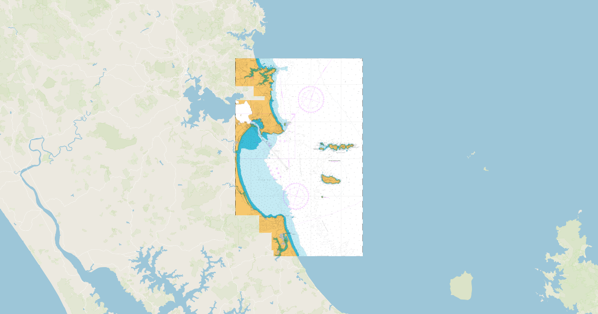 Chart NZ 5219 Approaches to Marsden Point | LINZ Data Service