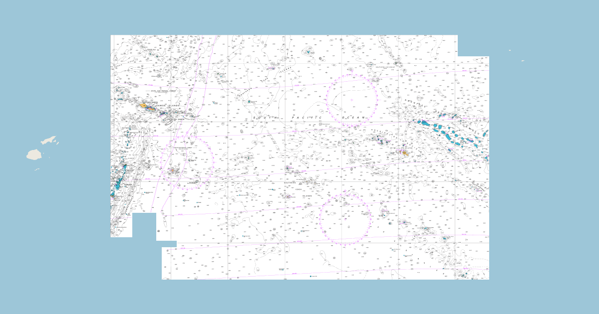 Chart NZ 14606 Tonga to Archipel des Tuamotu | LINZ Data Service
