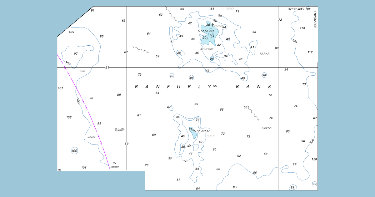 Chart NZ 55 Cape Runaway to Kahutara Point | LINZ Data Service