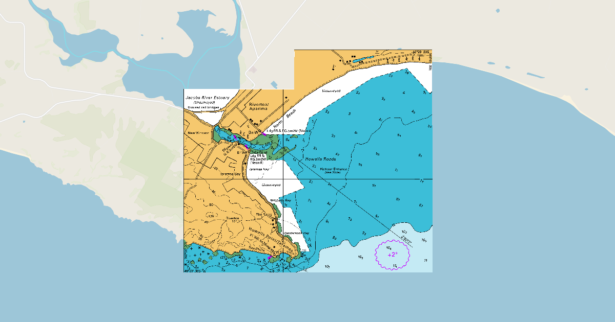 Chart NZ 681 Approaches to Bluff and Riverton / Aparima - Riverton ...