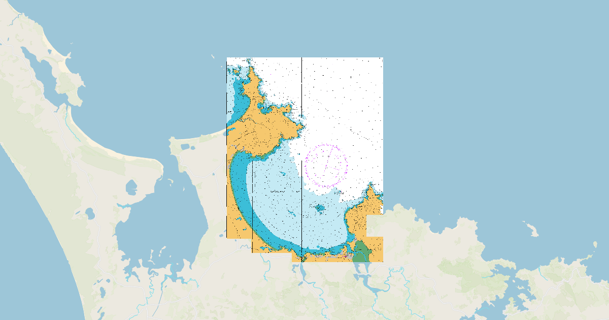 Chart NZ 5114 Doubtless Bay and Whangaroa Harbour - Doubtless Bay ...