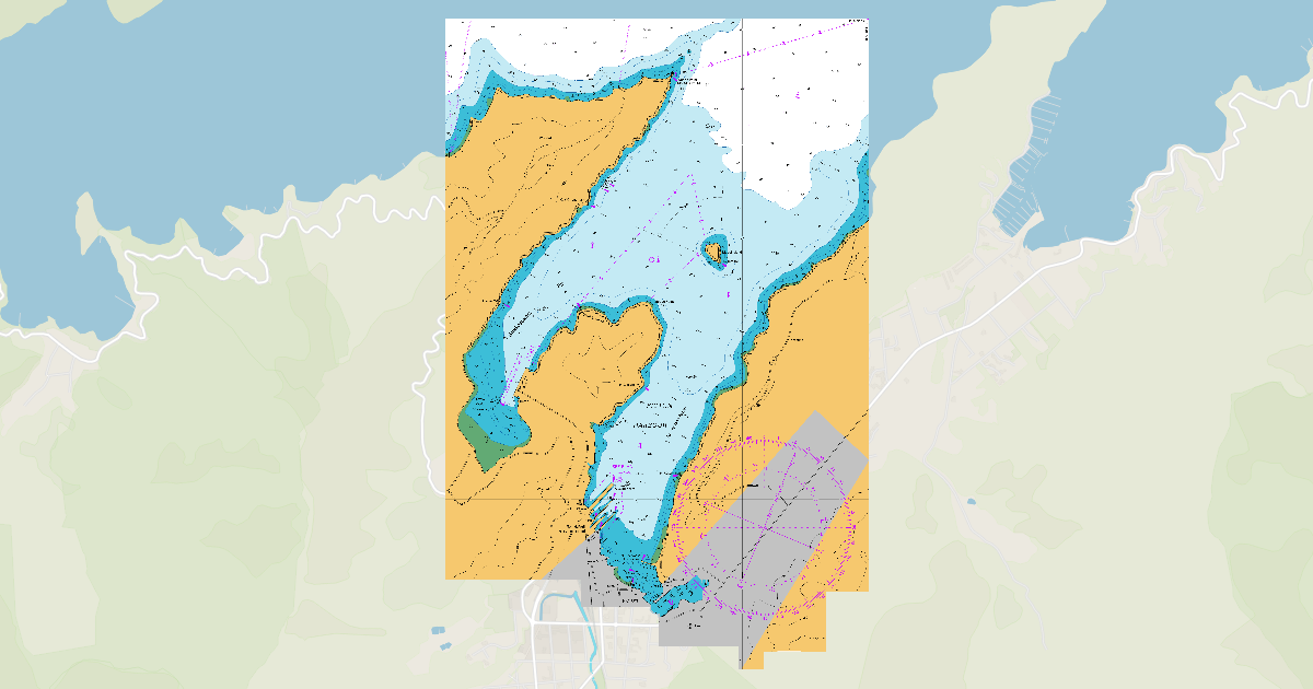 Chart NZ 6154 Tory Channel Entrance and Picton Harbour - Picton Harbour ...