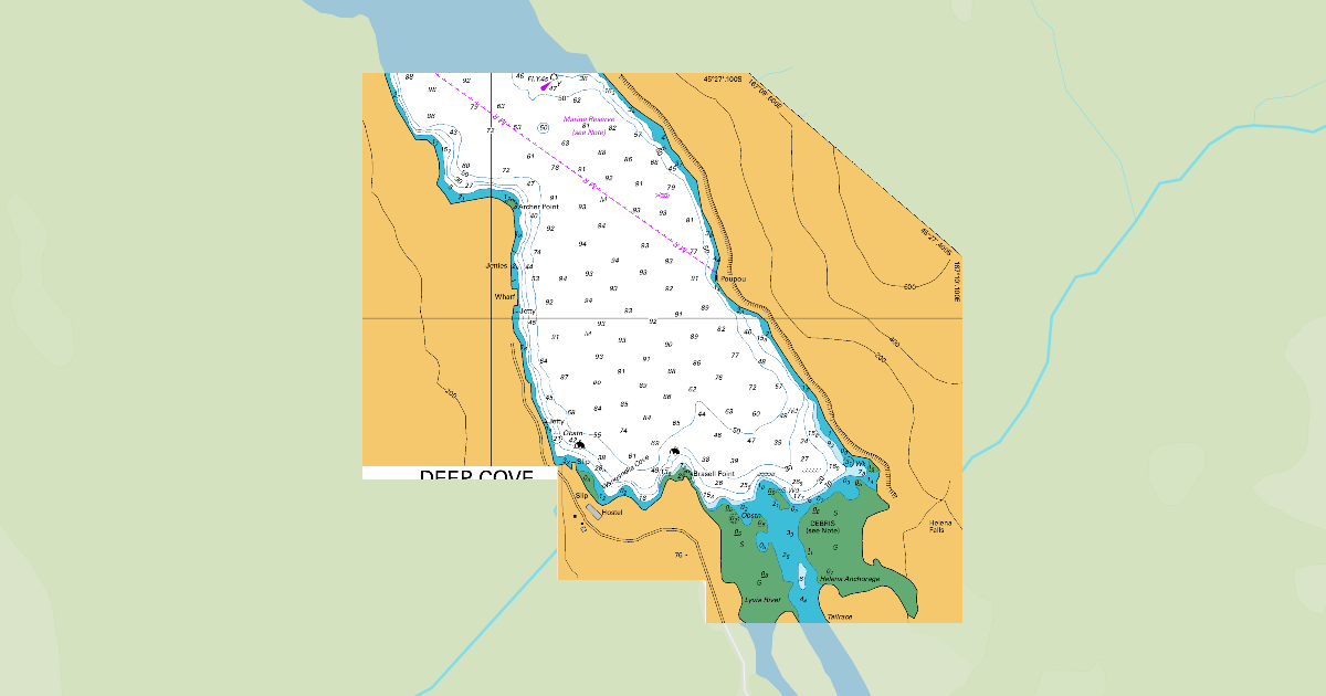 Chart NZ 7624 Charles Sound to Dagg Sound - Deep Cove | LINZ Data Service