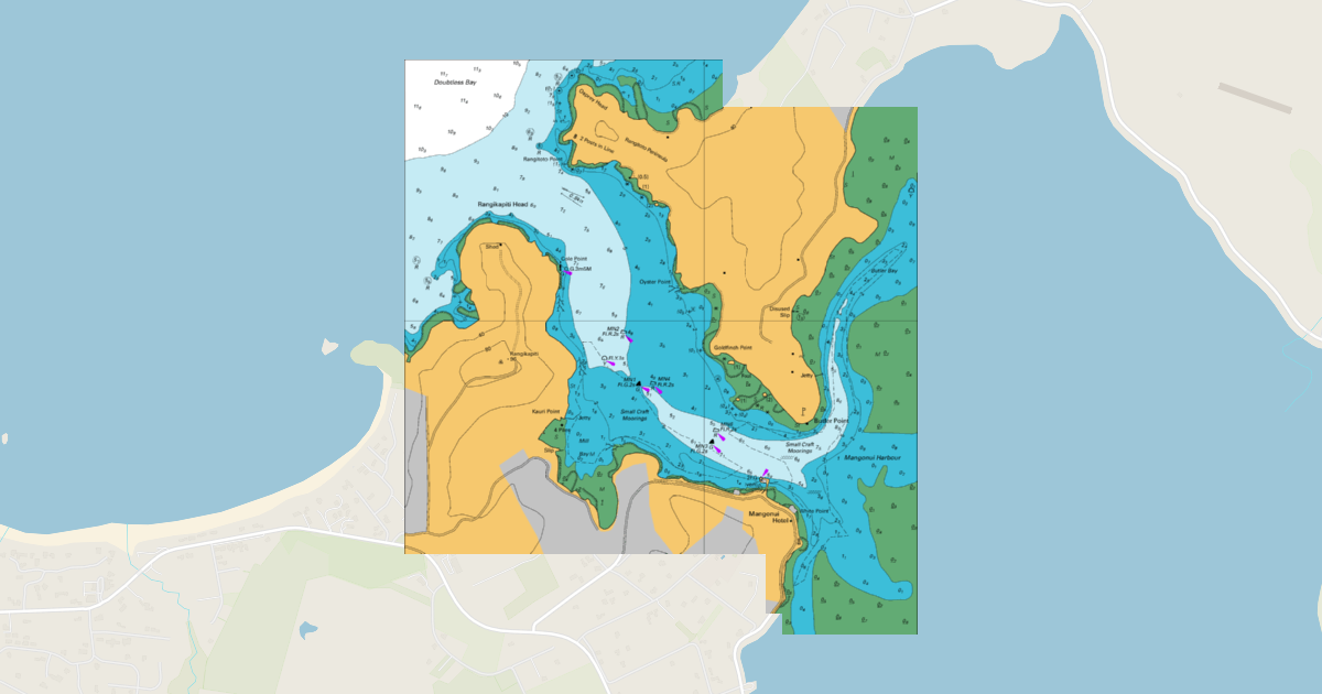 Chart NZ 5111 Plans between Parengarenga and Whangaruru - Mangonui ...