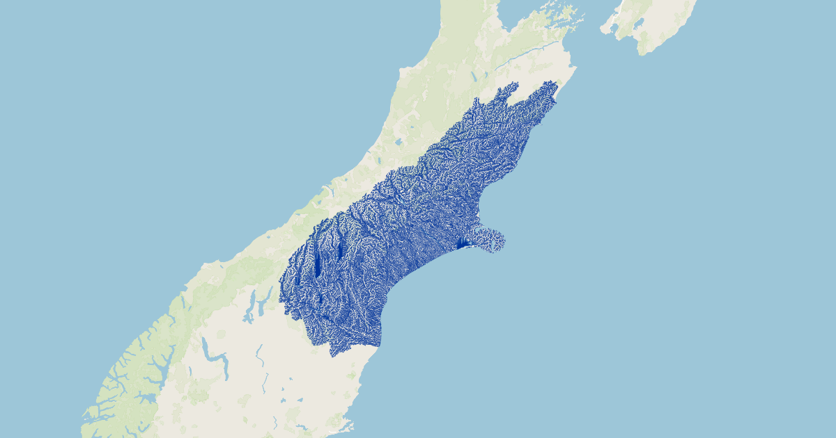 River Environment Classification Canterbury (2010) (DEPRECATED) | MfE ...
