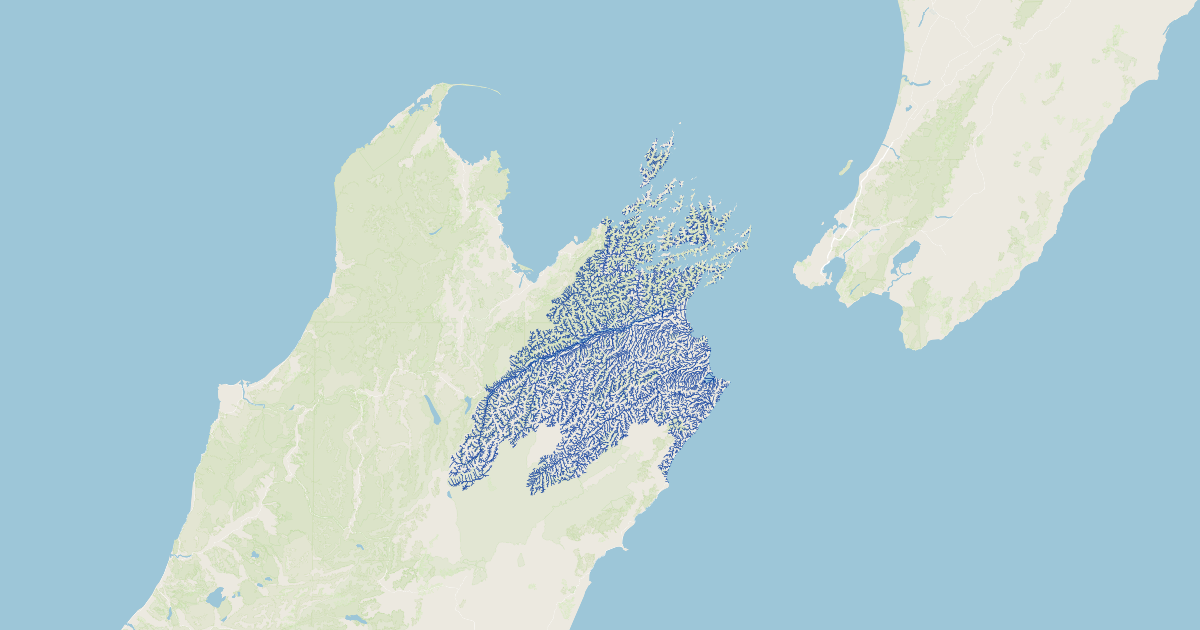 River Environment Classification Marlborough (2010) (DEPRECATED) | MfE ...