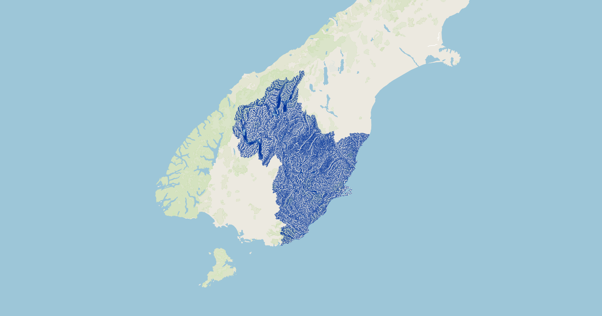 River Environment Classification Otago (2010) (DEPRECATED) | MfE Data ...