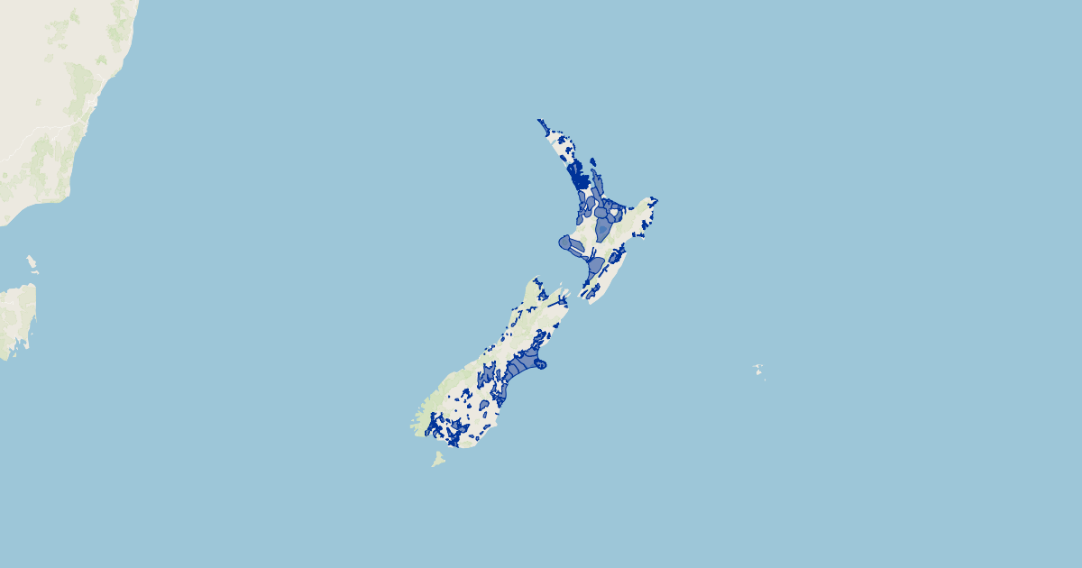 Location and extent of NZ's aquifers, 2015 | MfE Data Service