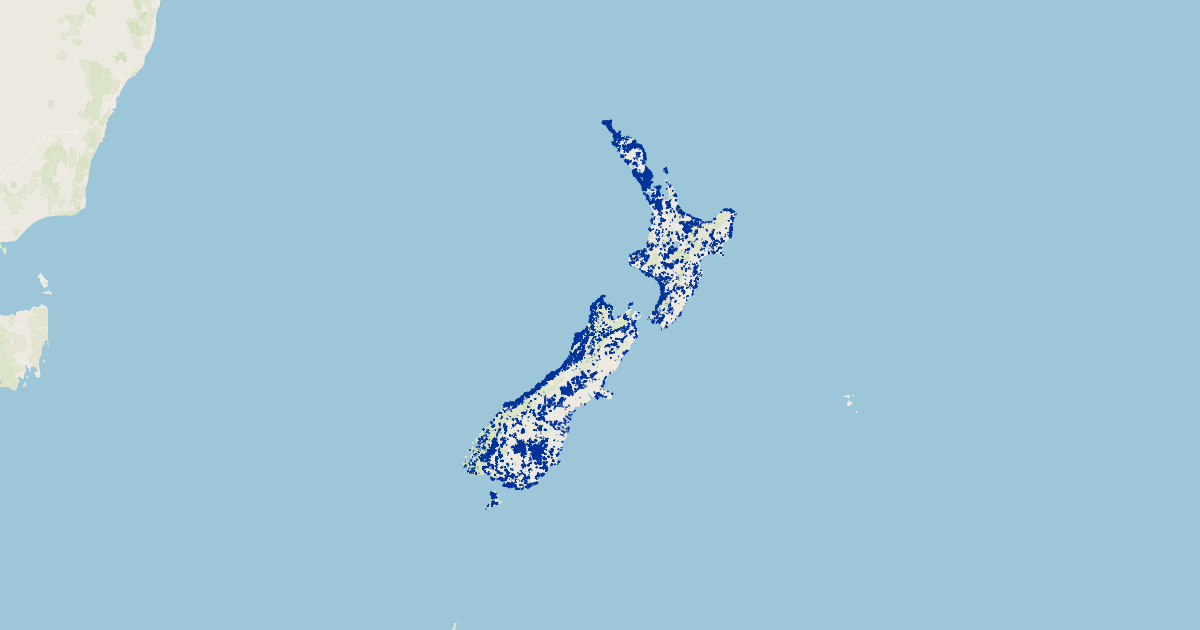 Current wetland extent, 2013 | MfE Data Service