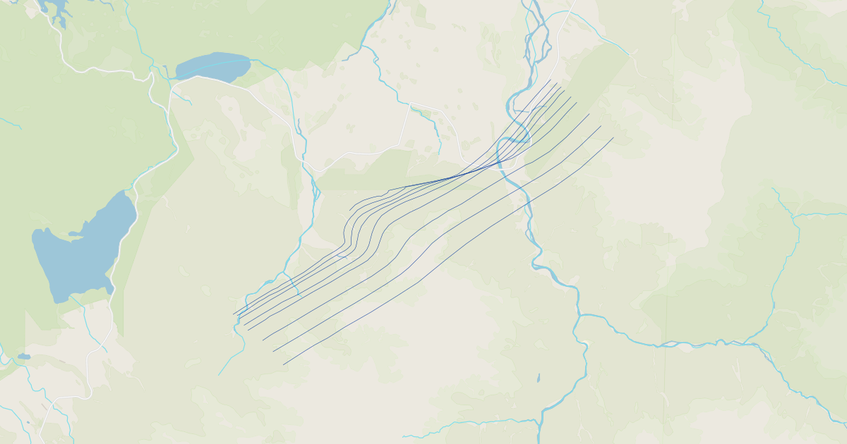 Alpine Fault surface contours, Waitangi-taona - Whataroa Rivers ...
