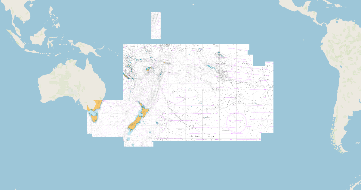 Pacific Ocean Small Scale Charts | LINZ Data Service